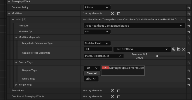 Damage Types, Resistances, Gameplay Tags and Gameplay Effects. – The ...